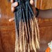 Three Tone Dreadlock Extensions Made With Unprocessed Human Hair in ...
