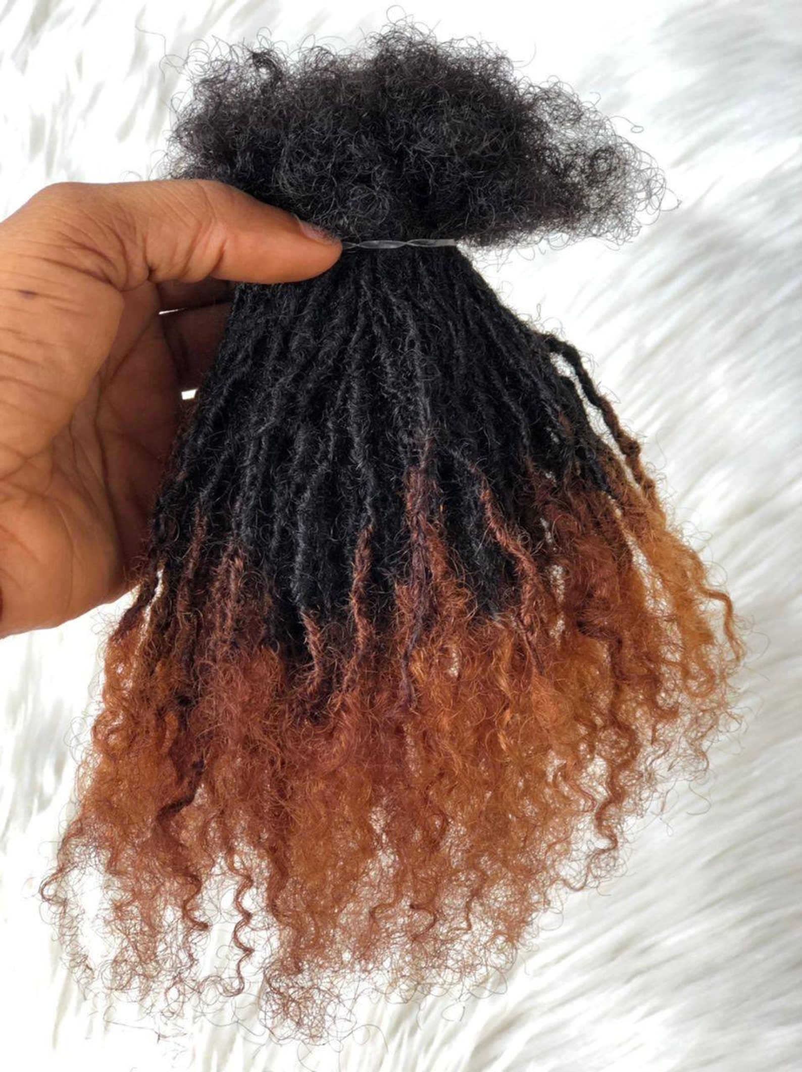 100 Microlocs Made From 100% Human Hair Sizes 0.3cm-anwi Mini - Etsy