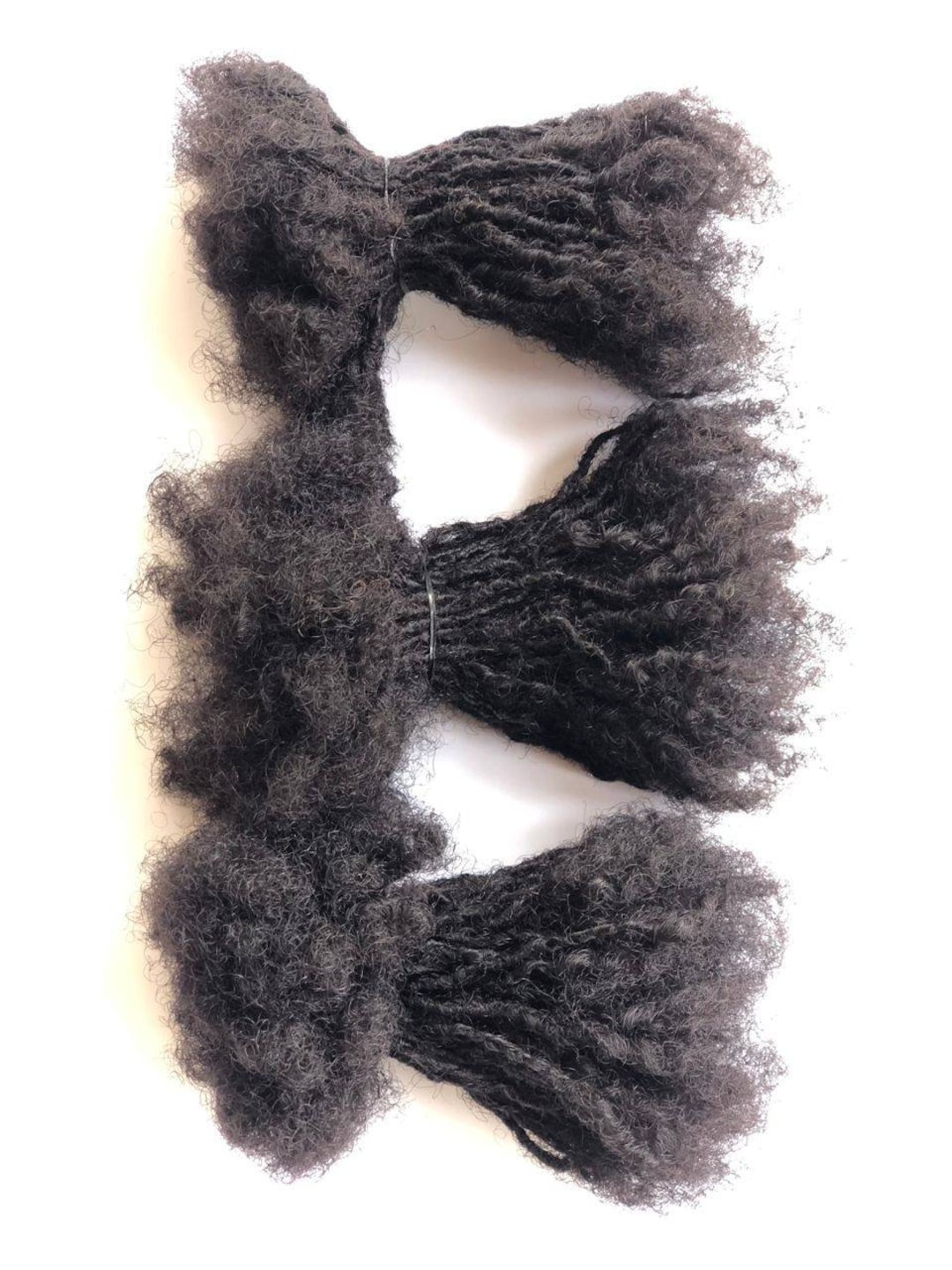 50 Anwi Textured Microlocs Human Hair Dreadlock Extensions in Sizes 0 ...