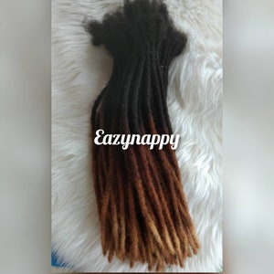 Three Tone Dreadlock Extensions Made With Unprocessed Human Hair in ...