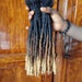 Three Tone Dreadlock Extensions Made With Unprocessed Human - Etsy