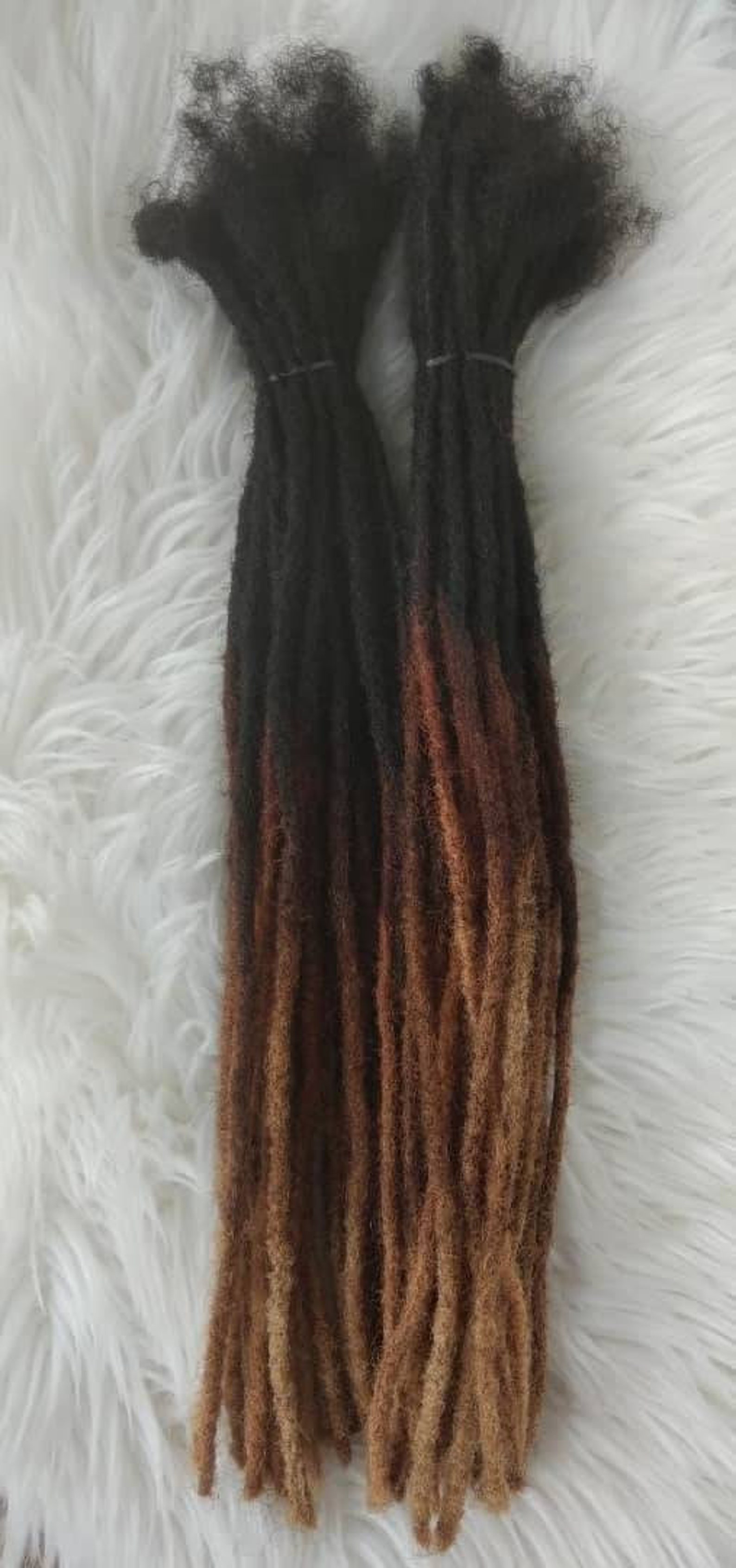 Three Tone Dreadlock Extensions Made With Unprocessed Human - Etsy