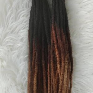 Three Tone Dreadlock Extensions Made With Unprocessed Human Hair in ...