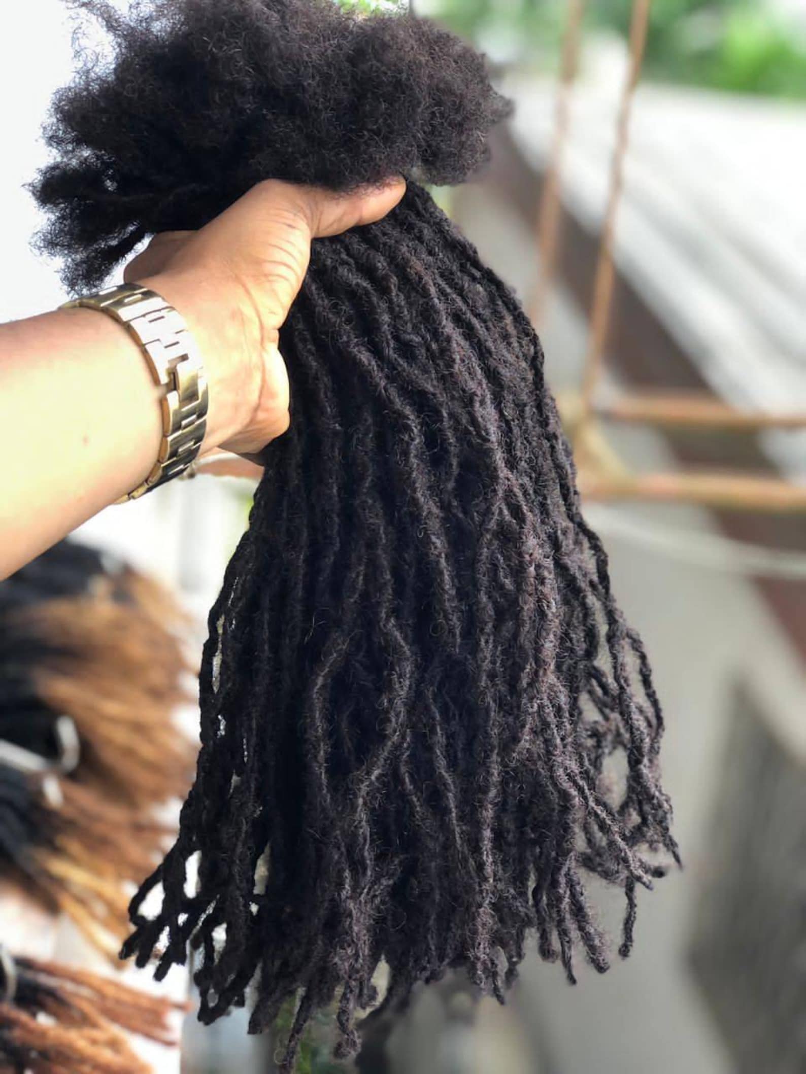 100 Microlocs made from 100% human hair sizes 0.3cm-Anwi mini - Etsy France