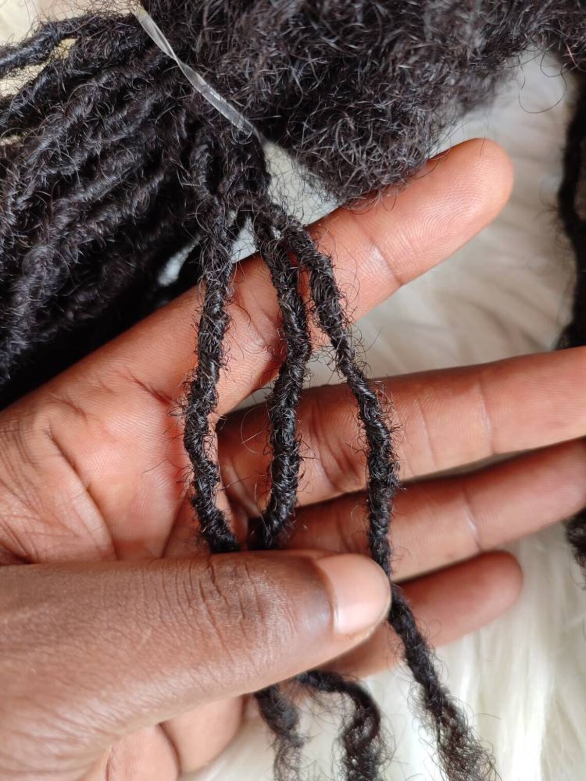 100 Microlocs made from 100% human hair sizes 0.3cm-Anwi mini - Etsy France