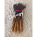 Three Tone Dreadlock Extensions Made With Unprocessed Human Hair in ...