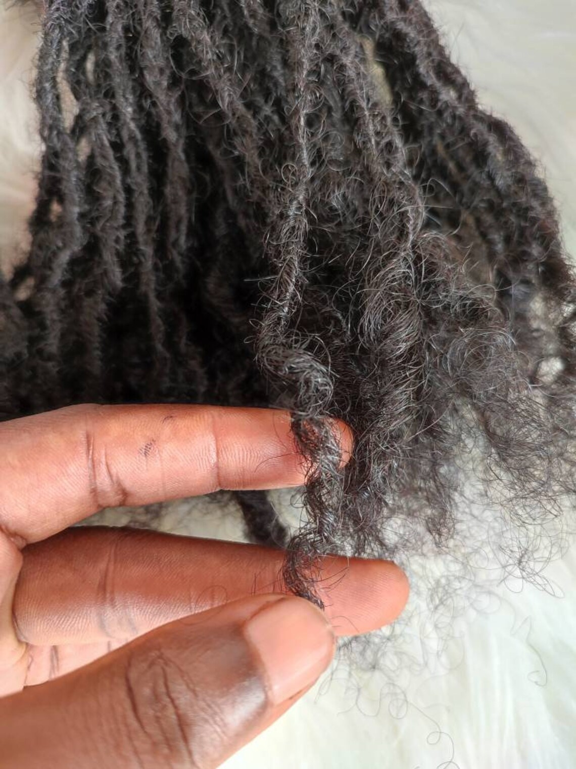 100 Microlocs made from 100% human hair sizes 0.3cm-Anwi mini - Etsy France