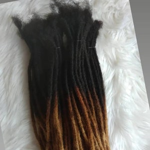 Three Tone Dreadlock Extensions Made With Unprocessed Human Hair in ...