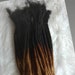 Three Tone Dreadlock Extensions Made With Unprocessed Human Hair in ...