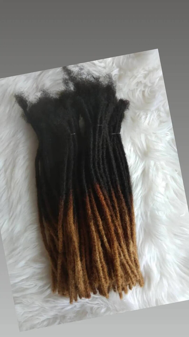 Three Tone Dreadlock Extensions Made With Unprocessed Human - Etsy
