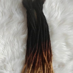 Three Tone Dreadlock Extensions Made With Unprocessed Human Hair in ...