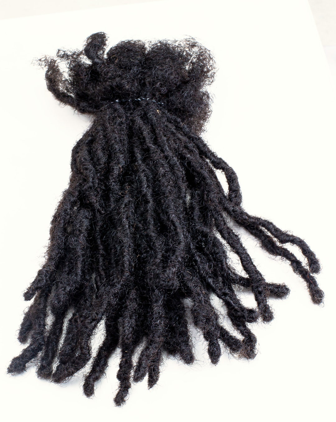 50 Anwi Textured Interlocd Human Hair Dreadlock Extensions in Sizes 0 ...