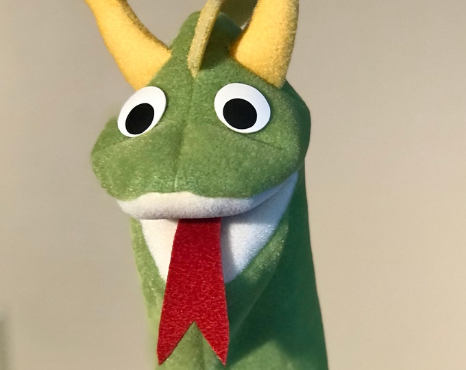 Little Genius Dragon Hand Puppet - Etsy