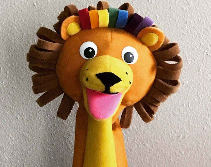 Little Genius Lion Hand Puppet | Etsy