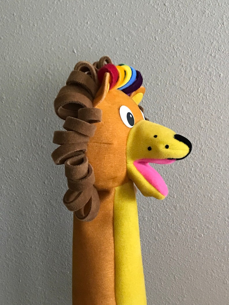 Little Genius Lion Hand Puppet | Etsy