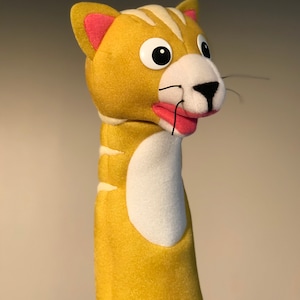 Little Genius Cat Hand Puppet - Etsy