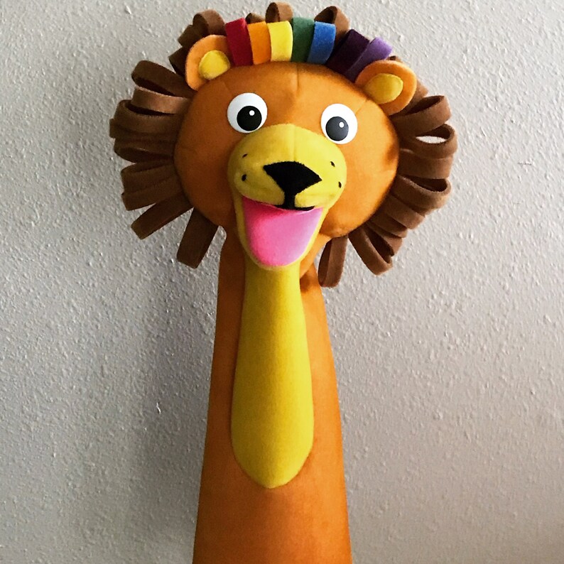 Little Genius Lion Hand Puppet | Etsy