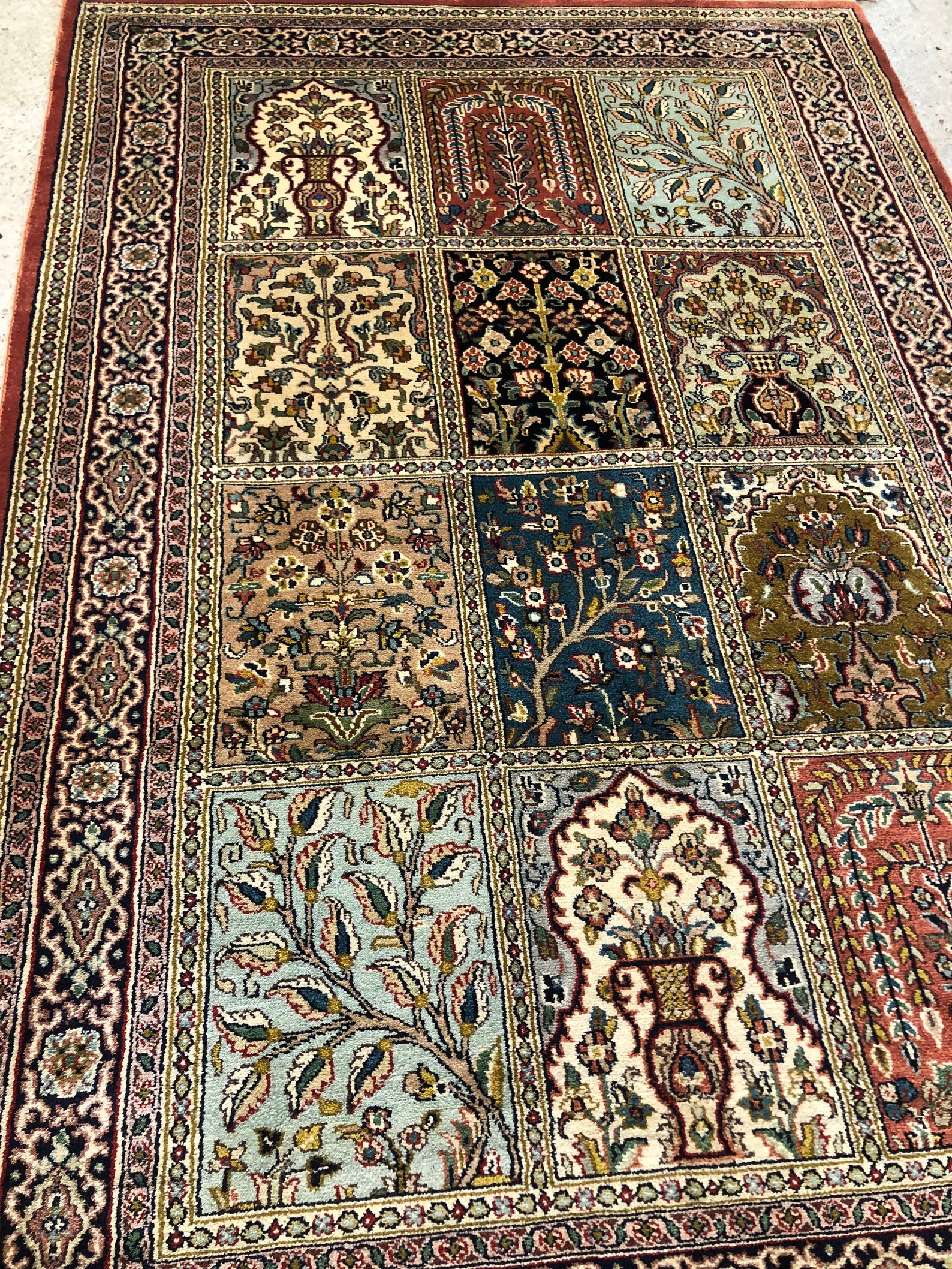 Size:2x3 Feet Silk on Silk Carpet - Etsy