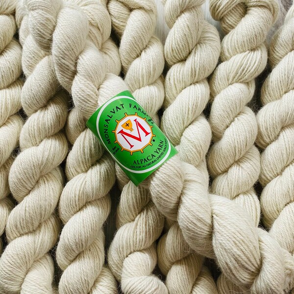 Undyed Alpaca Yarn - Etsy