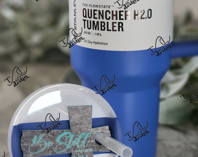 40 Oz Solid DUPE B Tumbler Topper CROSS Svg Laser Cut File Original ...