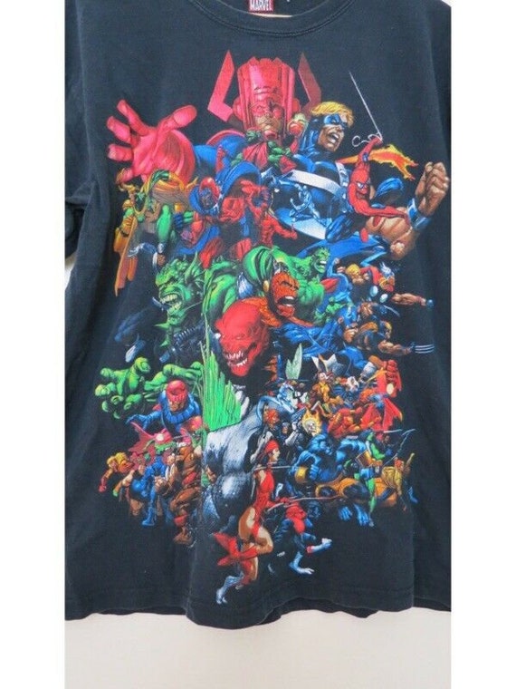 Clothing Vintage Y2K Marvel Mad Engine Hulk Spider-Man Elektra Big ...