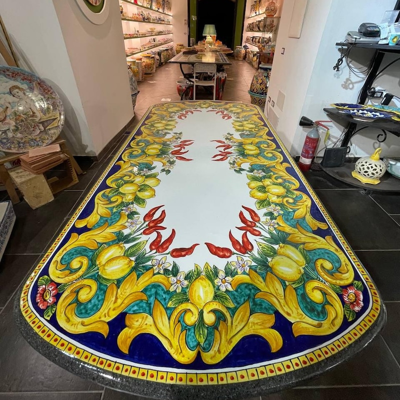 Italian Lava Stone Table - Etsy