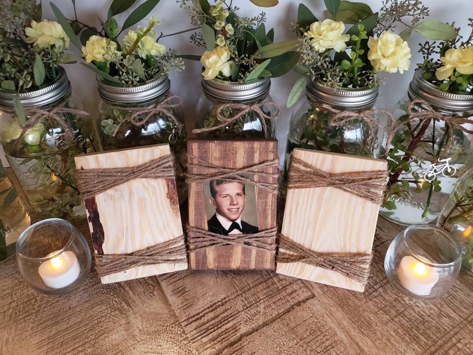 Mini Rustic Frames-wallet Sized Photos - Etsy