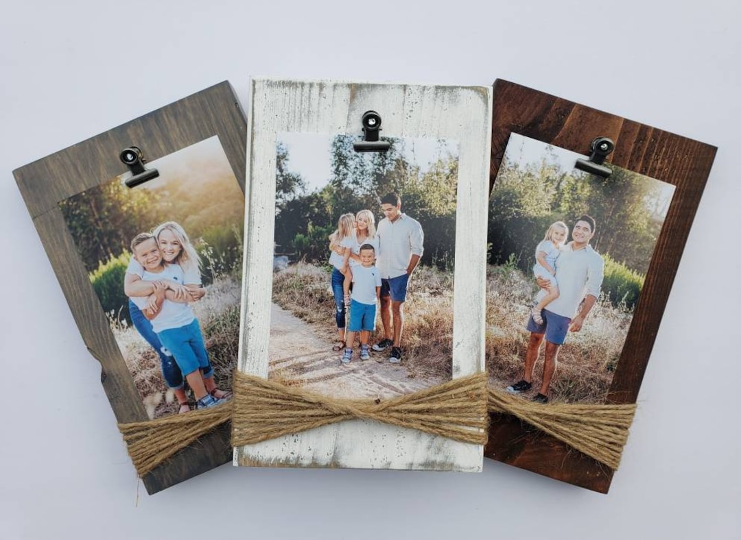 Rustic Clip Frames Set of 3, Clip Frames, Rustic Frames - Etsy