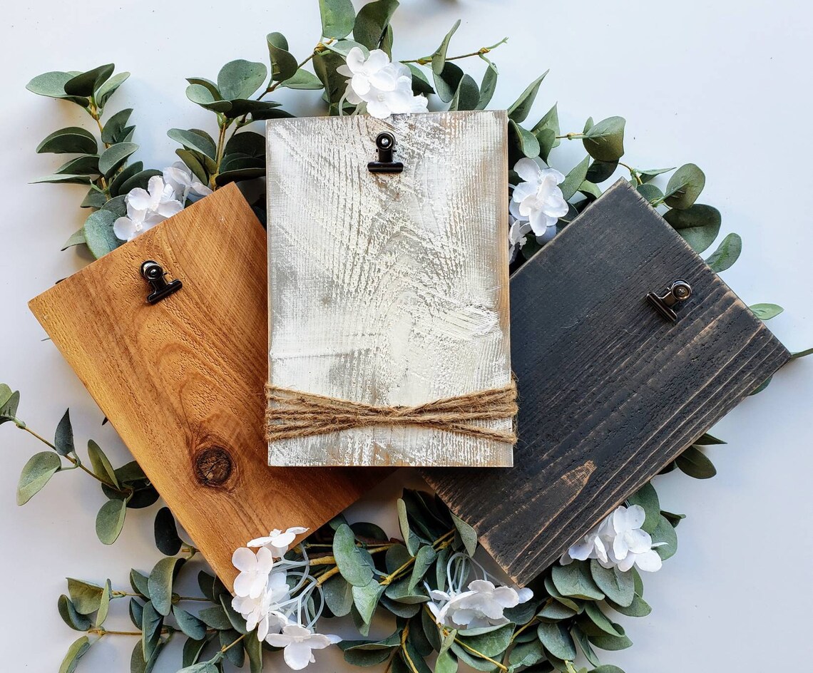 Rustic Clip Frames Rustic Frames - Etsy