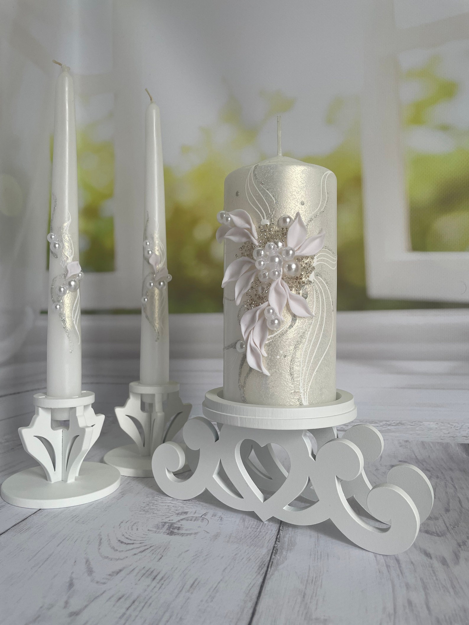 Unity Candle Holder-unity Candle Stand-unity Candle Holder - Etsy