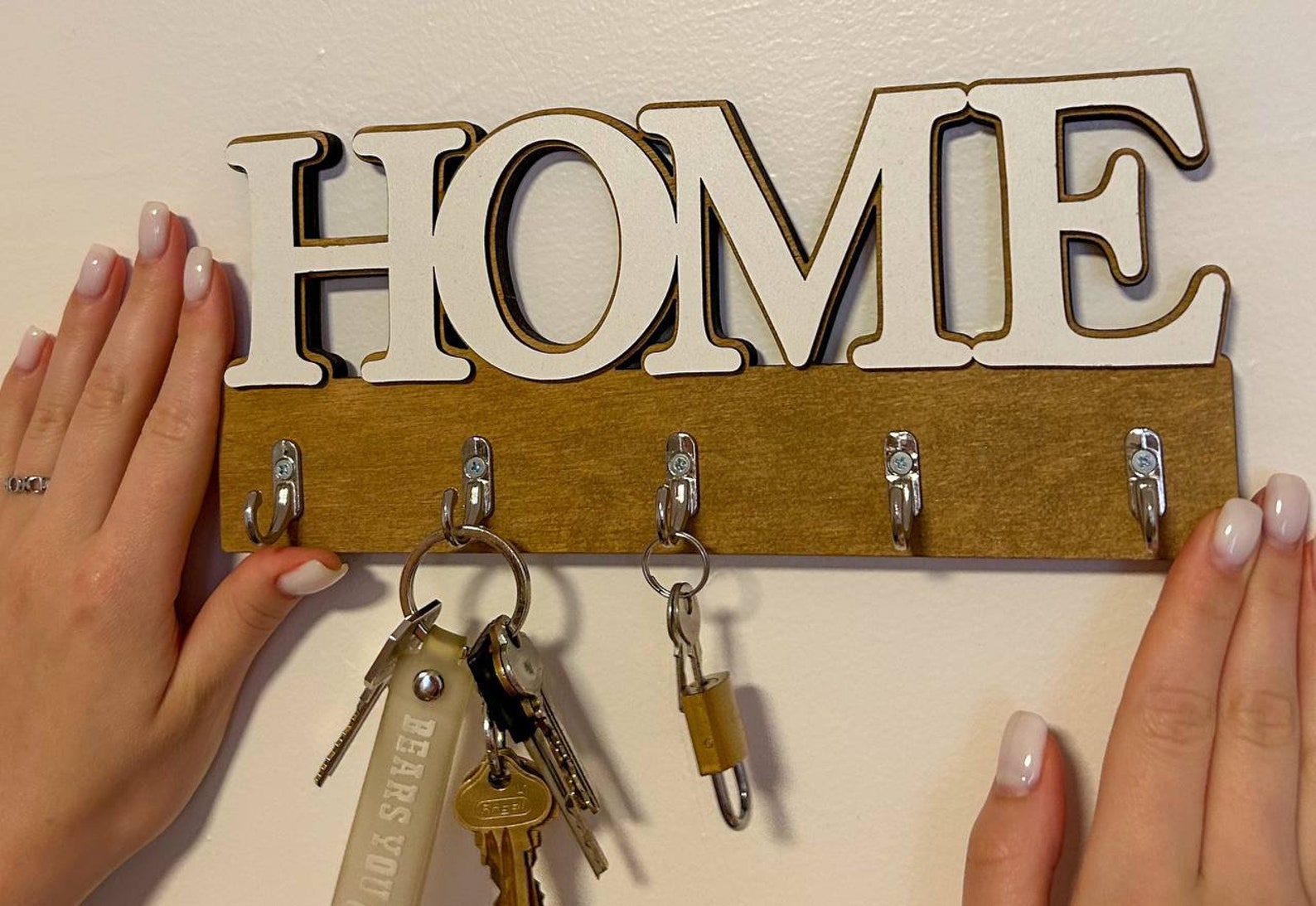 PLYWOOD KEY HOLDER for Wall Cute Key Holder Decorative Key - Etsy