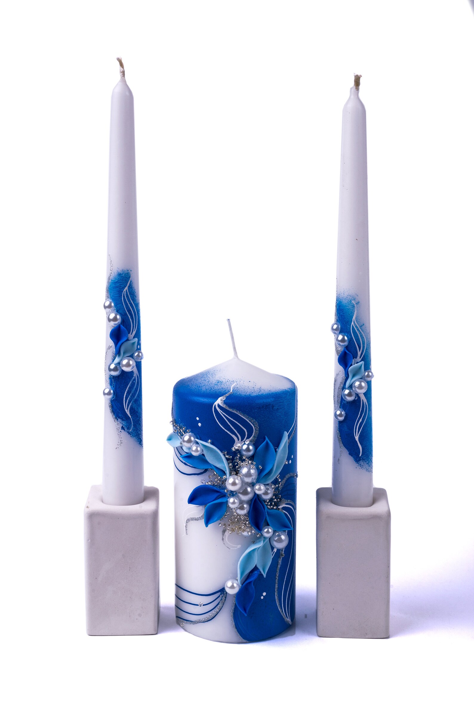 Unity Candle Set for Wedding Wedding Décor & Wedding - Etsy