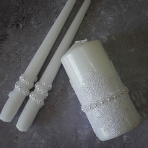 Unity candle set for wedding Wedding décor & Wedding | Etsy