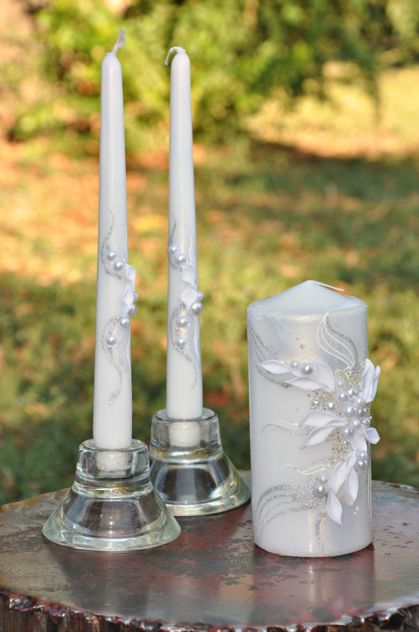 Unity Candle Set for Wedding Wedding Décor & Wedding | Etsy