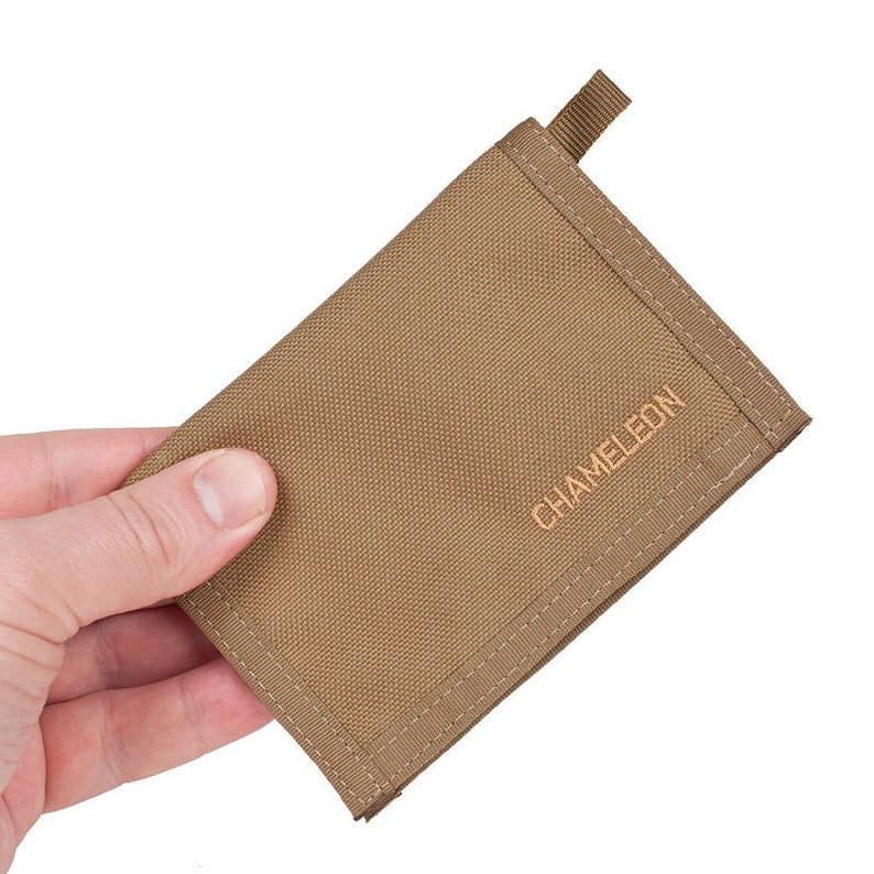 Chameleon VELCRO BIFOLD WALLET Canvas Wallets for Men/women - Etsy