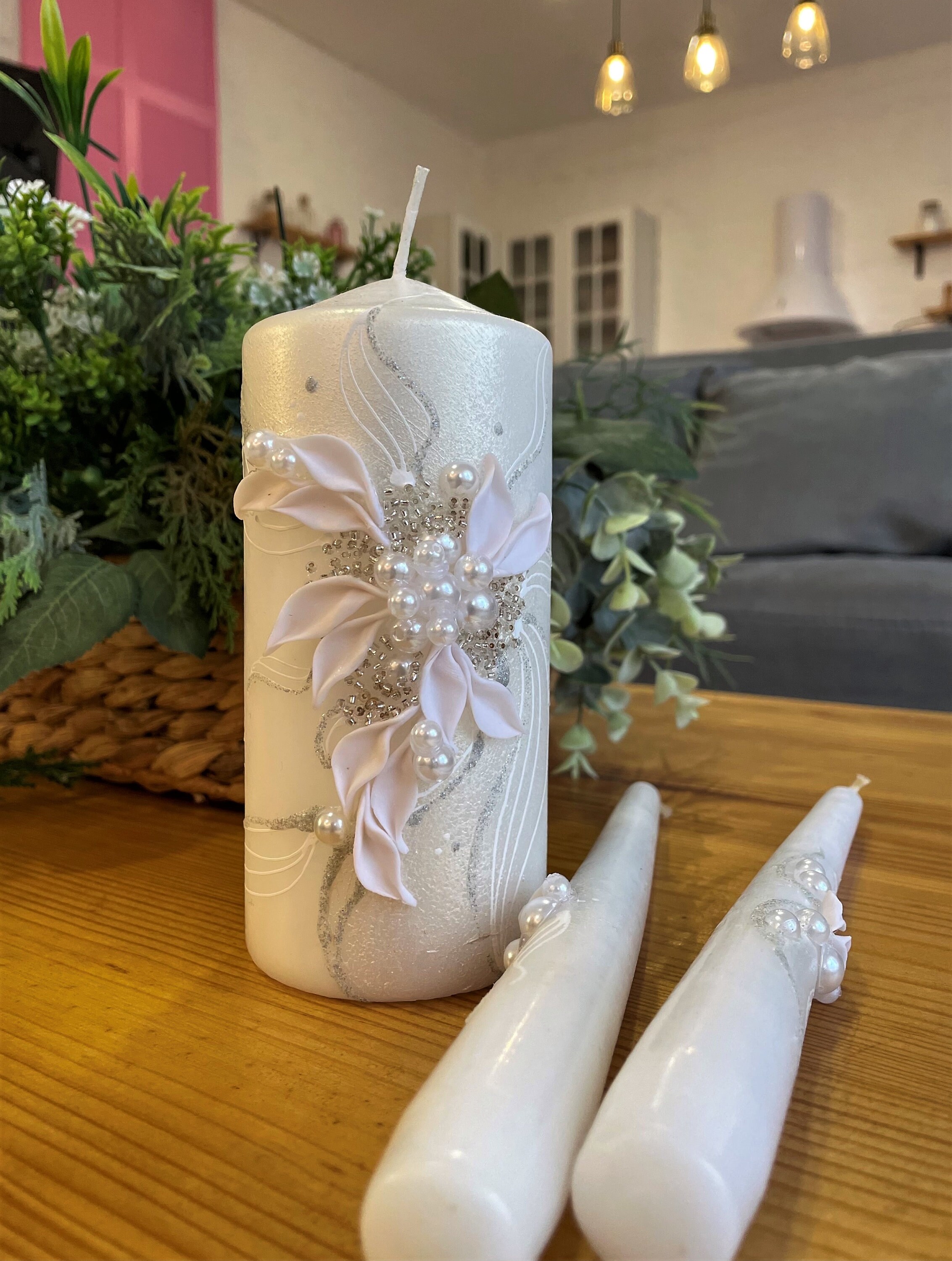 Unity Candle Set for Wedding Wedding Décor & Wedding | Etsy