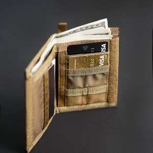 Chameleon VELCRO BIFOLD WALLET Canvas Wallets for Men/women Slim Nylon ...