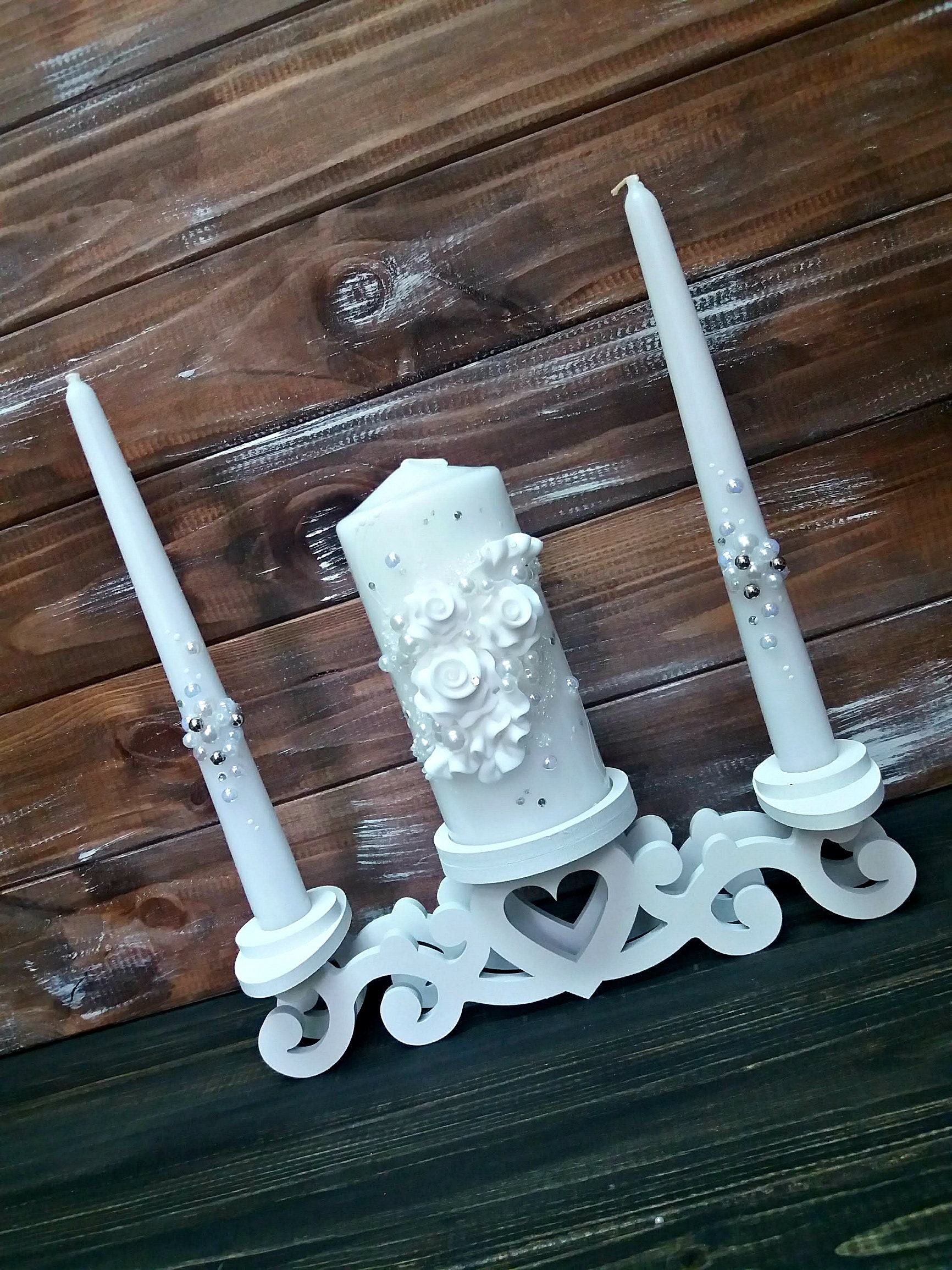 Unity Candle Holder-unity Candle Stand-unity Candle Holder | Etsy