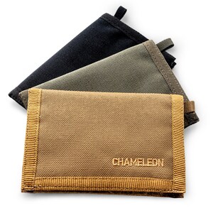 Chameleon VELCRO BIFOLD WALLET Canvas Wallets for Men/women Slim Nylon ...