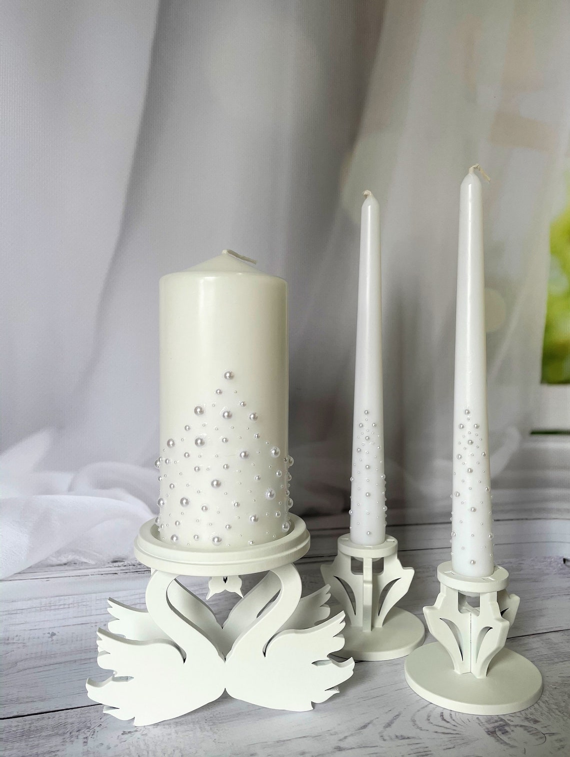 Unity Candle Set for Wedding Wedding Décor & Wedding - Etsy