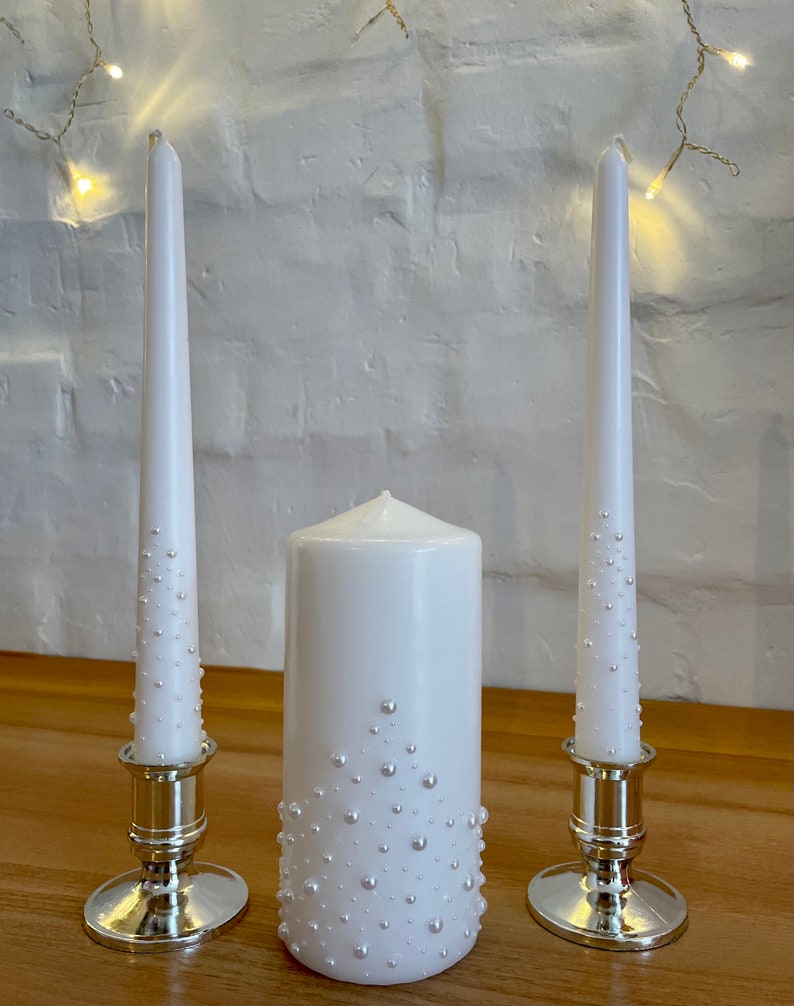 Unity Candle Set for Wedding Wedding Décor & Wedding - Etsy