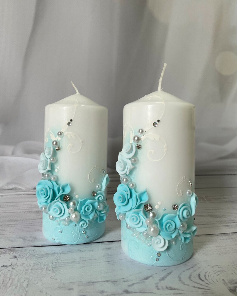 2 Decorative Pillar Candles-3x6 Inch Unscented for Home - Etsy