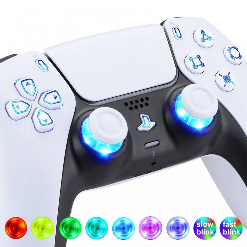 Custom LED Kit Lightning Sony Dualsense Wireless Controller Playstation ...