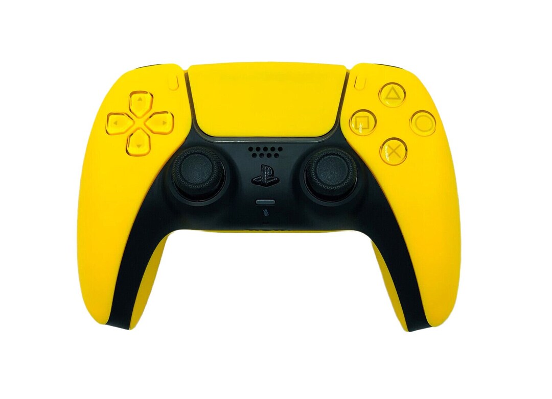 Custom Sony Dualsense Wireless Controller Playstation PS5 Yellow - Etsy