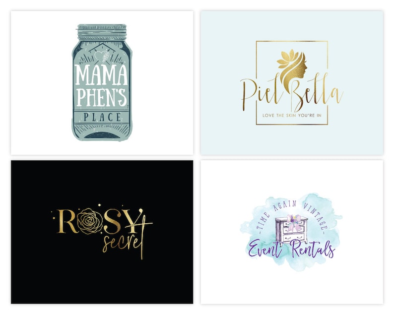 Logo Design Custom-unlimited Revisions-fast Turnaround - Etsy