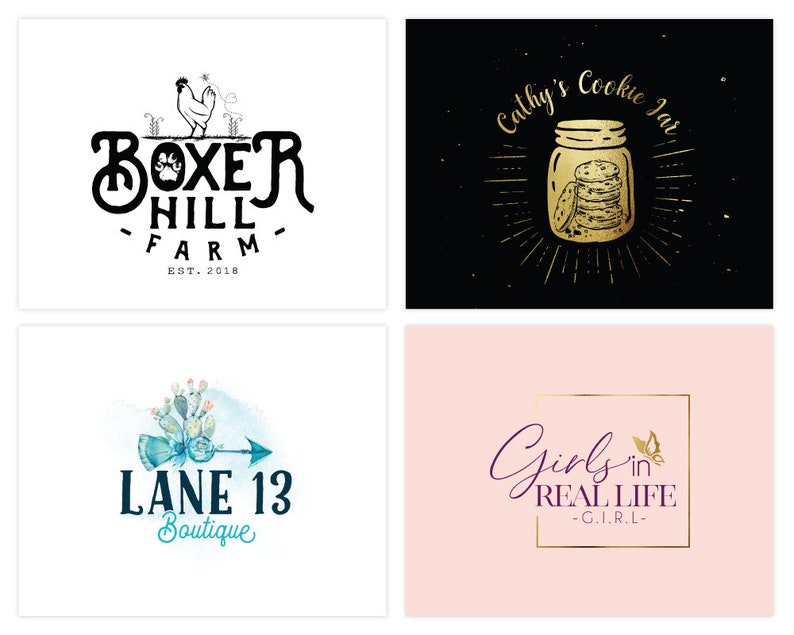 Logo Design Custom-unlimited Revisions-fast Turnaround - Etsy