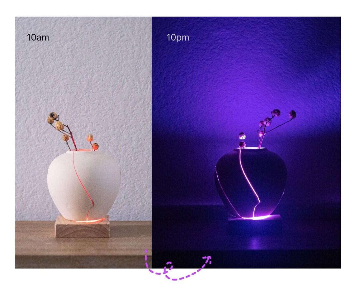 Cloud Kintsugi Lamp - Etsy