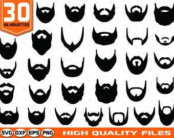 Long beard svg | Etsy