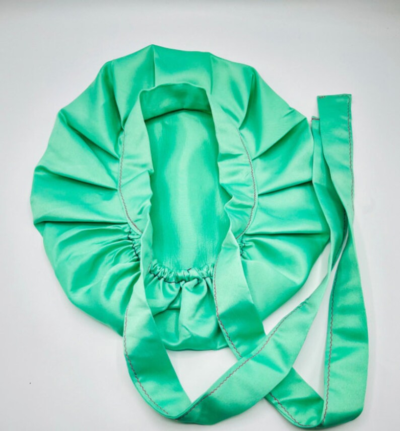 Pink Satin Kids Bonnet: Adjustable Tie Sleep Cap - Etsy