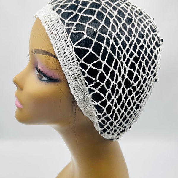 Beaded Hair Snood - Etsy